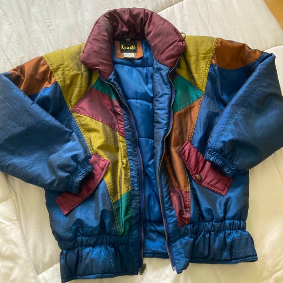 Learsi | Jackets & Coats | Vintage Learsi Colorblock Jacket | Poshmark